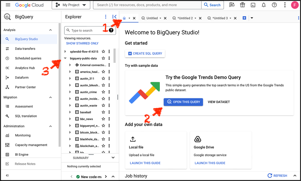 How to use BigQuery