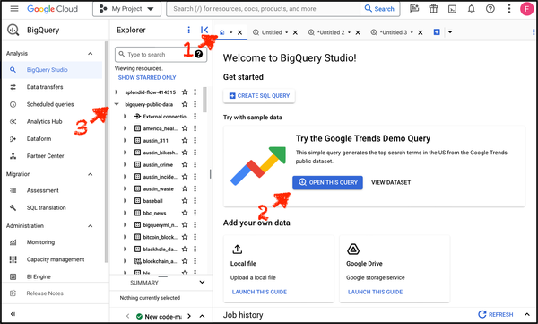 How to use BigQuery